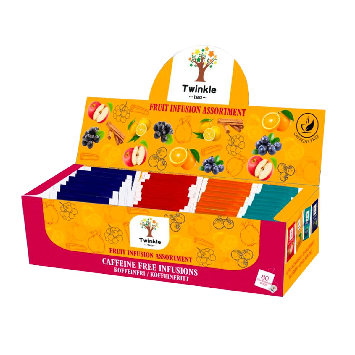 Fruit Infusion Assortment - 80 Teposer - Havaristen